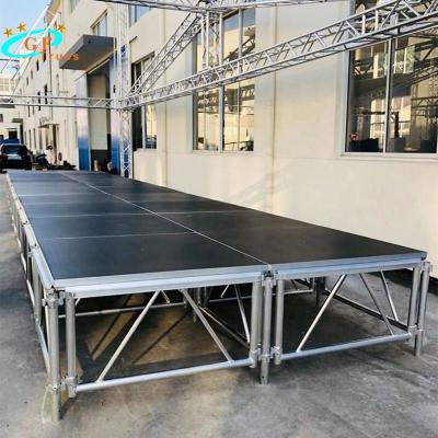 China Het Stadiumplatform 1.22*1.22M van het plexiglas Draagbaar Aluminium Te koop