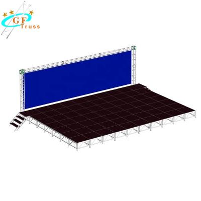 China 18mm het Stadiumbundel van het Triplex750kgs/m2 Aluminium voor Overleg Te koop