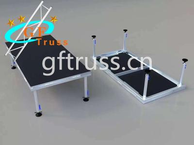 China Draagbaar het Stadiumplatform 18mm van het Overlegaluminium Triplex Te koop