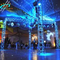 China Booth Box Square Lighting Truss System For Exhibit Display for sale