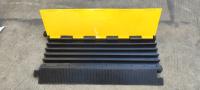 China 1M Driveway Cable Protector Floor Rubber Speed Bump Position for sale