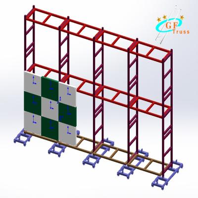 Cina Capriata di alluminio di sostegno del supporto di messa a terra della parete dello schermo del LED per il Governo del LED in vendita