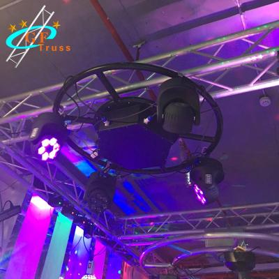 Chine Étape Mini Rotary Circle Lighting Truss pour la lumière principale en mouvement accrochante à vendre