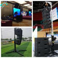 China 2 - 6M Adjustable Height Line Array Lifting Tower For Sound Speakers for sale