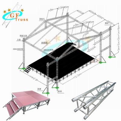 China Instalação fácil de Max Span 30M Aluminum Spigot Truss para concertos à venda