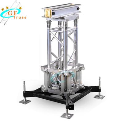 China Teleskopischer anhebender Turm 6061 für Aluminiumstadiums-Beleuchtungs-Binder-System zu verkaufen