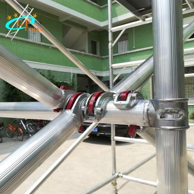 China De openlucht Verwijderbare Gemakkelijke Toren van de Aluminium Telescopische Steiger installeert Te koop