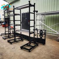 China Black Arch LED Screen Truss Wall Ground Stand Support for sale