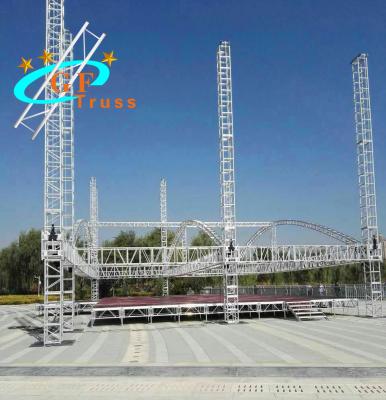 Cina Capriata di alluminio personalizzabile della fase di illuminazione di evento della struttura per il concerto in vendita