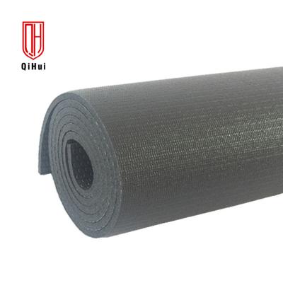 China PVC yoga mat non-slip durable yoga mat black yoga mat fitness black mat for sale