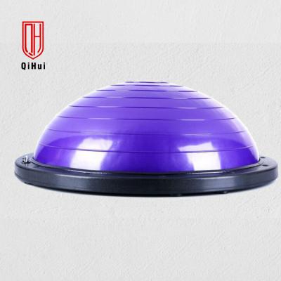 China Rich Color Hemisphere Half Circle Workout Ball , Wave Speed Semi Circle Gym Ball for sale