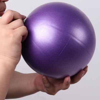 China Anti Sweat Large PVC Gym Yoga Ball Purple / Blue / Silver Color For Dance for sale