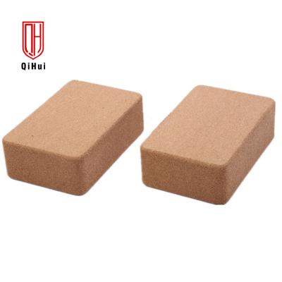 China High Density Soft Yoga Blocks , Recycled Natural Cork Blocks For Gym Exercise for sale