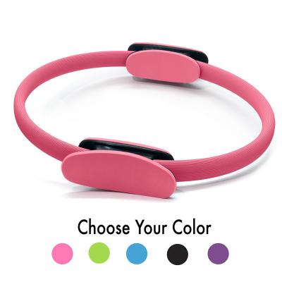 China 39*5.5cm Circle Pilates Resistance Ring With Handle for sale