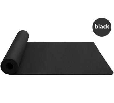 China 183*61cm Fitness Thickness 6mm TPE Non Toxic Yoga Mat for sale