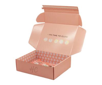 Cina Pantone Color Mailer Shipping Box Scatole postali colorate con laminazione opaca lucida in vendita