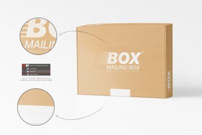 Cina Scatola per scarpe postale per serigrafia Confezione regalo Express per stampa personalizzata in vendita