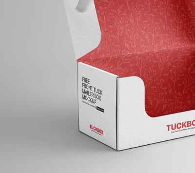 Cina Mockup della scatola di spedizione delle scatole postali per buste anteriori gratuite per la stampa offset in vendita