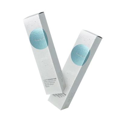Cina Le scatole di cartone pieghevoli bianche dell'OEM individuano la scatola di carta cosmetica UV in vendita