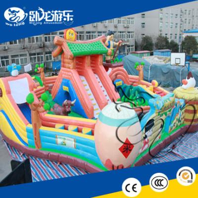 China Cheap Inflatable Bouncer Jumping Castle Slide Bouncing Castles For Kids for sale