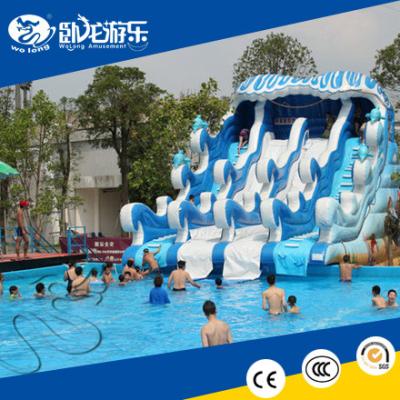 China new inflatable water slide adult inflatable slide big pool water slide for sale for sale