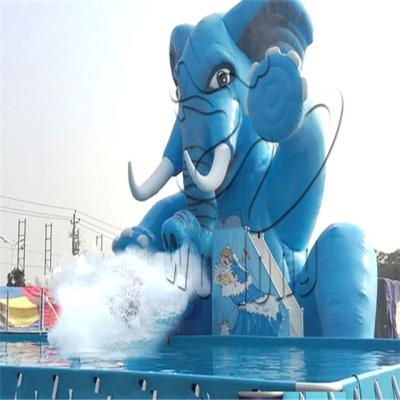 China Children SuperSlide Big Inflatable Inground Swimming Pool Water Slide for sale