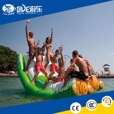 China Inflatable Floating Water Toys , Inflatable Water Seesaw Rock Game For Sale for sale
