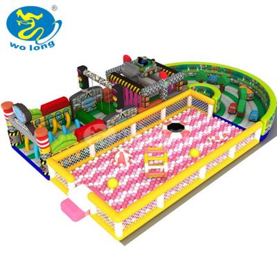 China Adult Inflatable obstacle course equipment / Inflatable fun city playground for sale for sale