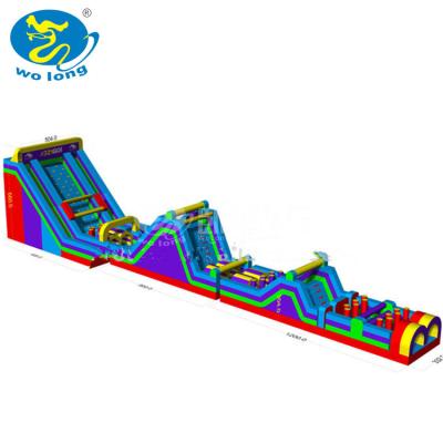 China Giant Inflatable Obstacle Course, inflatable bouncy castle , adult Obstacle Gmaes for Party for sale
