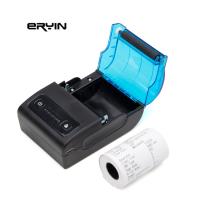 China Eryin Rechargeable Bluetooth Thermal Barcode Printer 58mm 203DPI Wireless Receipt Printer for Android iOS for sale