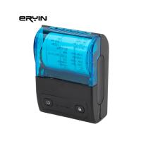China Eryin Rechargeable Bluetooth Thermal Barcode Printer 58mm 203DPI Wireless Receipt Printer for Android iOS for sale