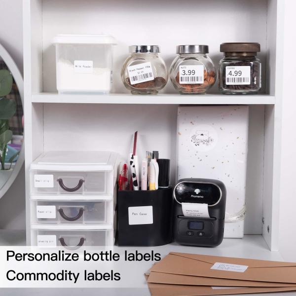 Quality Bluethooth/USB Free Spare Parts Thermal Mini Name Label Sticker Printer M110 for sale
