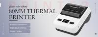 China 80mm Portable Thermal Printer Bluetooth 3 Inches Wireless Receipt Printer 70mm/s for sale