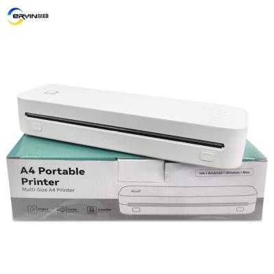China NO Color Print Speed Handheld Mini Portable Usb Thermal Printer Max Paper Size 210mm for sale