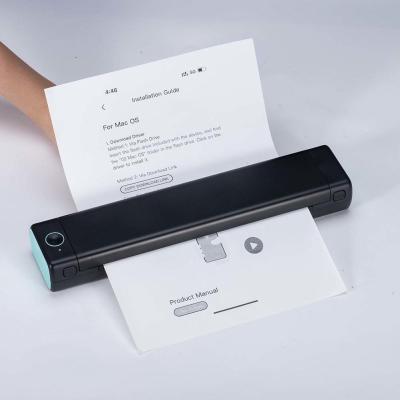 Cina Color nero M08f Mini portabile senza inchiostro Bluetooth termico A4 per viaggi d'affari in vendita