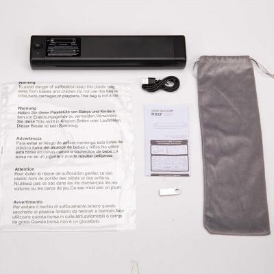 Cina Color nero M08f Mini portabile senza inchiostro Bluetooth termico A4 per viaggi d'affari in vendita
