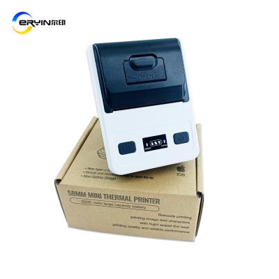 China Impressora térmica portátil mini-pequena Blu-Tooth de 58 mm com Android Imprimante Thermique à venda