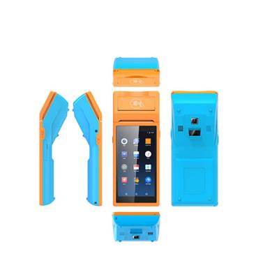 China Mini Printer Pda Q2 Fingerprint Barcode Scanner with 2000mAh 7.4V Rechargeable Battery for sale