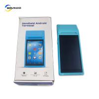 China Android Touch Screen POS Machine with Bluetooth Handheld PDA Barcode Scanner 58mm Thermal Printer for sale