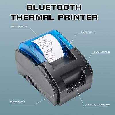 China 58mm Bluetooth Wireless Thermal Printer No Ink with Max. Resolution 384 Dots/line for sale