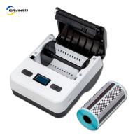 China Portable Thermal Label Maker Printer 80mm Paper Width 203DPI for Shipping Barcode for sale