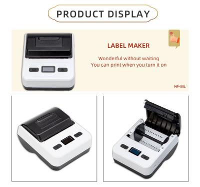 China Dimension 109*125*64mm Portable Thermal Handheld Label Maker Printer for Shipping for sale