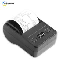 China Mini Portable Wireless Thermal Printer 58mm 203DPI Bluetooth Smartphone Receipt Printer for sale