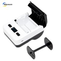 China Portable Thermal Label Maker Printer 80mm Paper Width 203DPI for Shipping Barcode for sale