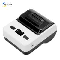 China 80mm Portable Thermal Label Barcode Printer 203DPI USB Bluetooth for Bottle Labeling for sale