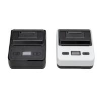 China 80mm Portable Thermal Label Barcode Printer 203DPI USB Bluetooth for Bottle Labeling for sale