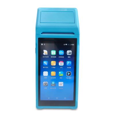 China 230 Max. Resolution Built-in Thermal Receipt Printer and Camera for Scan Pda Android 8.1 Terminal Pos Machine for sale
