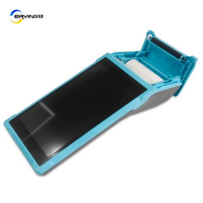 China Handheld Android Mobile POS Terminal with Built-In Barcode Scanner and POS Printer for sale