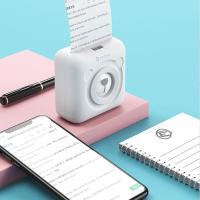 China Android iOS Bluetooth Thermal Label Printer 58mm Portable Inkless Barcode Sticker Printer 1000mAh Battery for sale