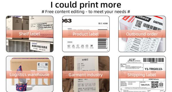 Quality Thermal Line Printing Inkless Desktop Thermal Printer with 160mm/s Black Print for sale